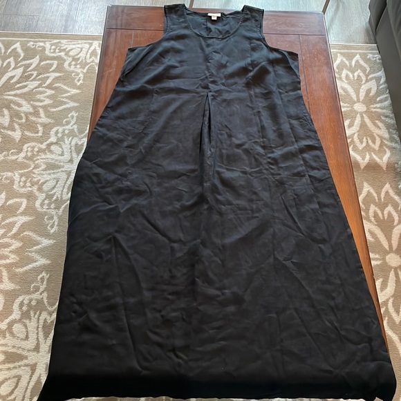 J. Jill | Dresses | J Jill Love Linen Dress Black Xl Classic | Poshmark